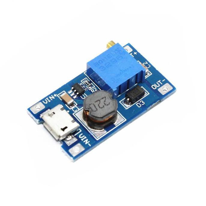 Jual Mt3608 Step Up Dc Regulator 2A 24V Boost Converter Module W Micro Usb Efgad774 Murah ...