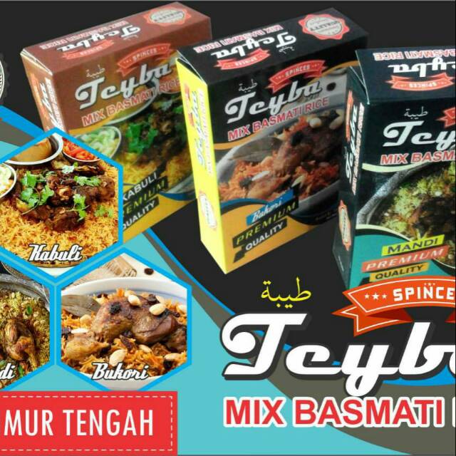 Jual Kemasan Masakan Khas Timur Tengah Teyba Mix Basmati Rice | Shopee ...