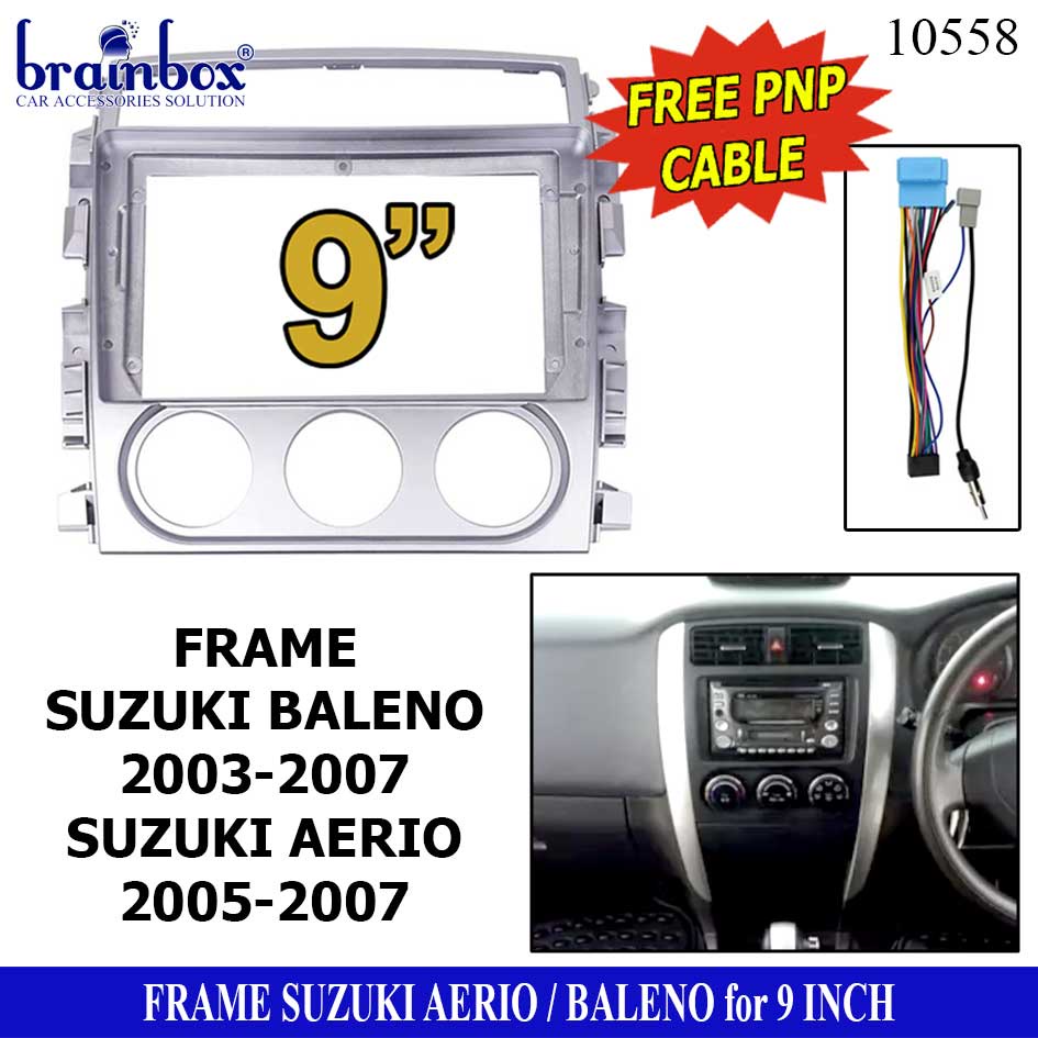 Jual Frame Head Unit Suzuki Baleno Aerio 9 Inch Bingkai Android Panel ...