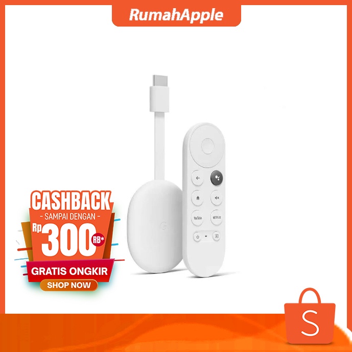 Jual Google Chromecast Chrome Cast With Google Tv 4K | Shopee Indonesia