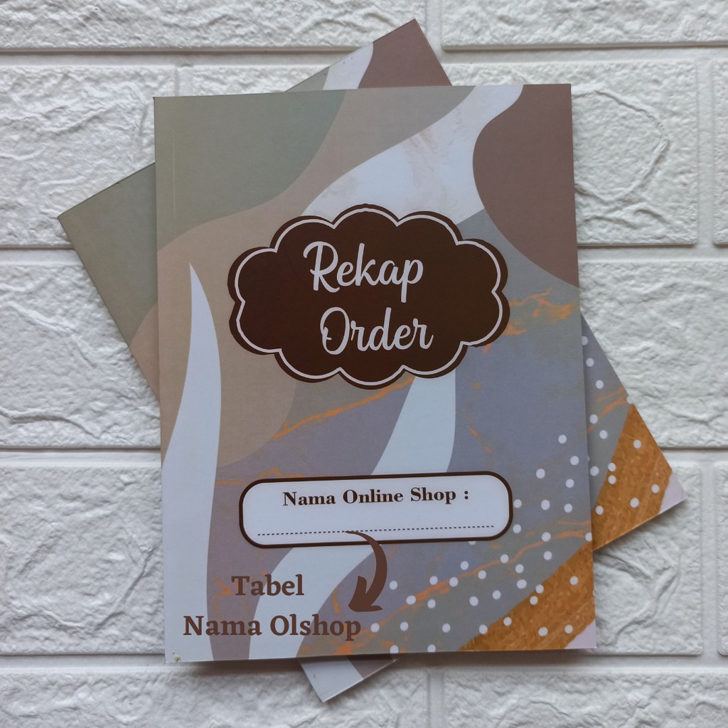 Jual Buku Rekap Order Online Shop | Shopee Indonesia