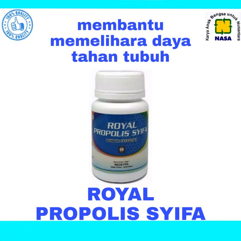 Jual ROYAL PROPOLIS SYIFA - OBAT KESEHATAN TUBUH - OBAT DAYA TAHAN ...