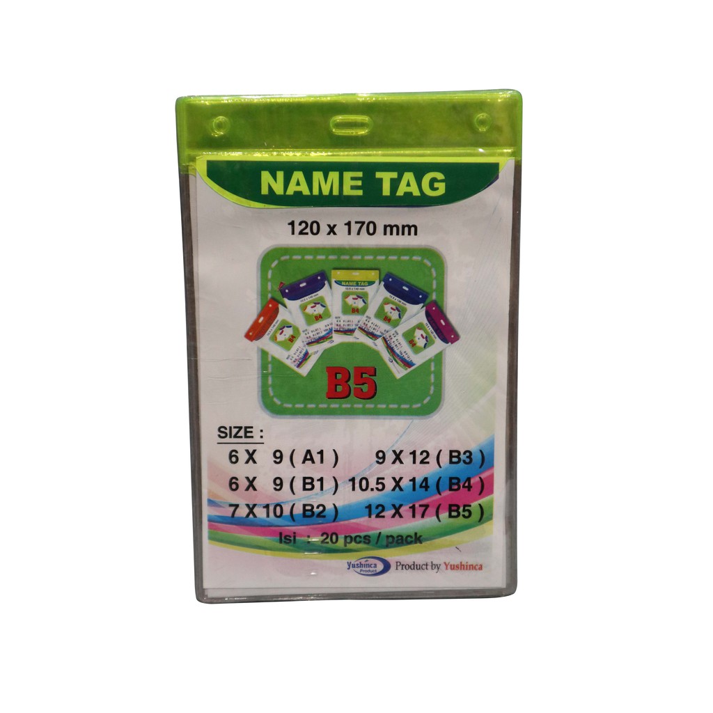 Jual Name Tag Warna B5 | Shopee Indonesia