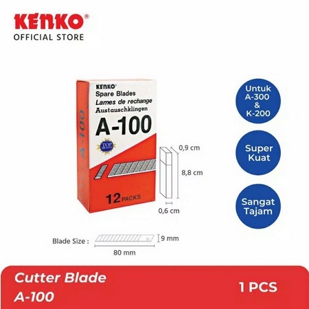 Jual Isi Cutter Kecil A-100 Kenko/(Pc) | Shopee Indonesia