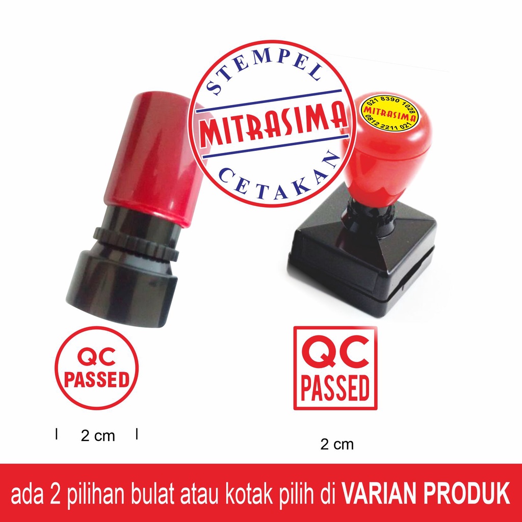 Jual Stempel QC PASSED Warna Otomatis | Shopee Indonesia