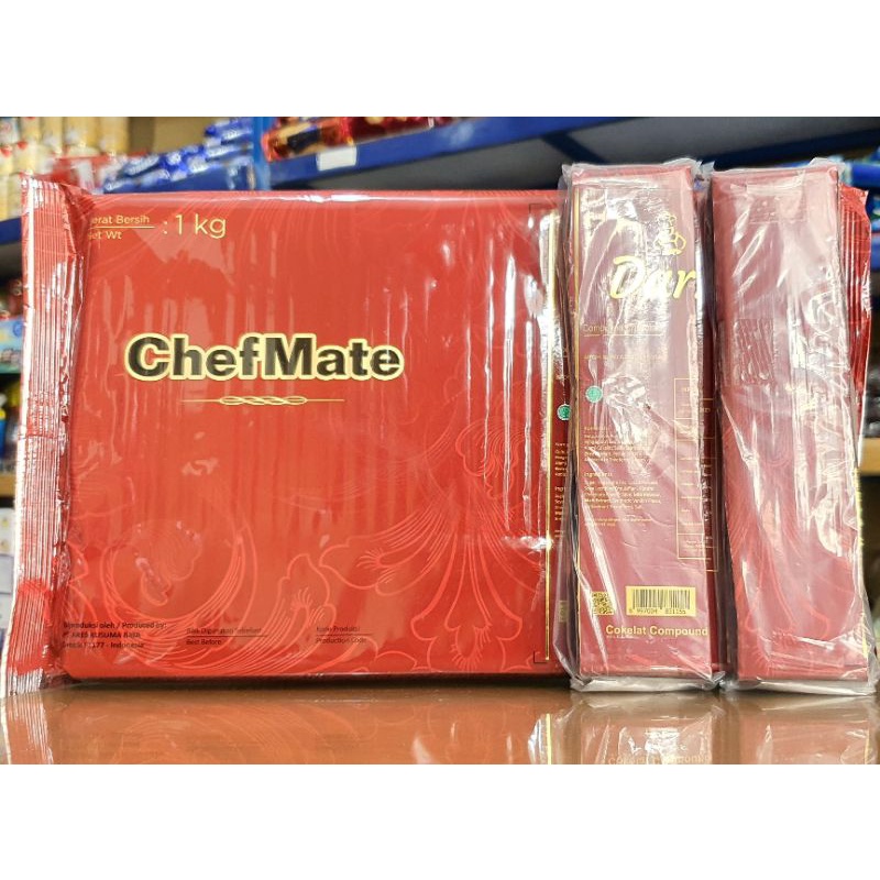 Jual Chefmate Dark Chocolate Compound 165Gr / Coklat Dark Compound ...