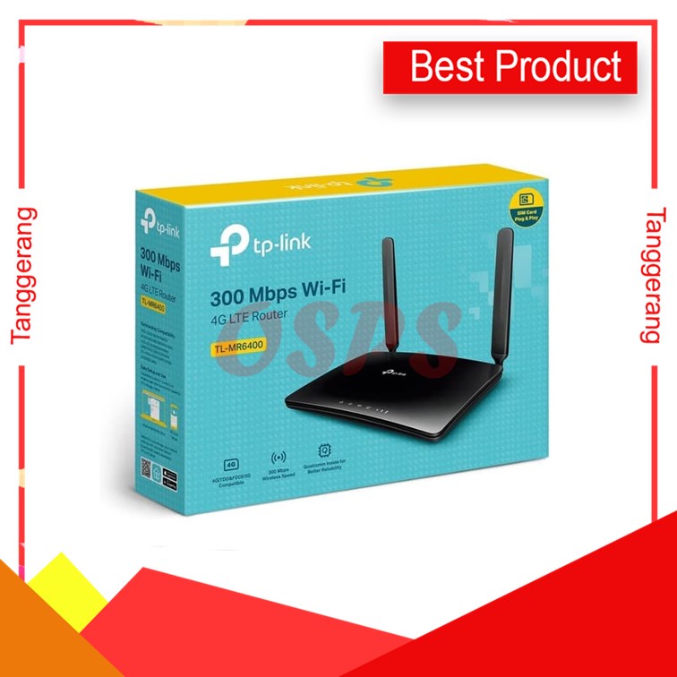 Jual Best Product Tp-Link TL-MR6400 4G LTE All Operator Modem Wifi OSPS ...