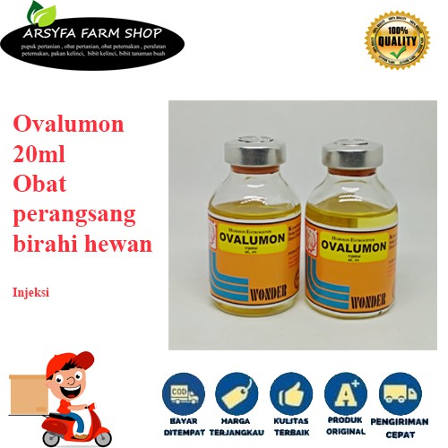Jual OVALUMON 20 ml - Hormon Estradiol Pemacu Birahi Hewan Betina ...