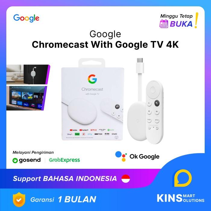 Jual Google Chromecast With Google Tv 4K Original Bnib Garansi | Shopee ...