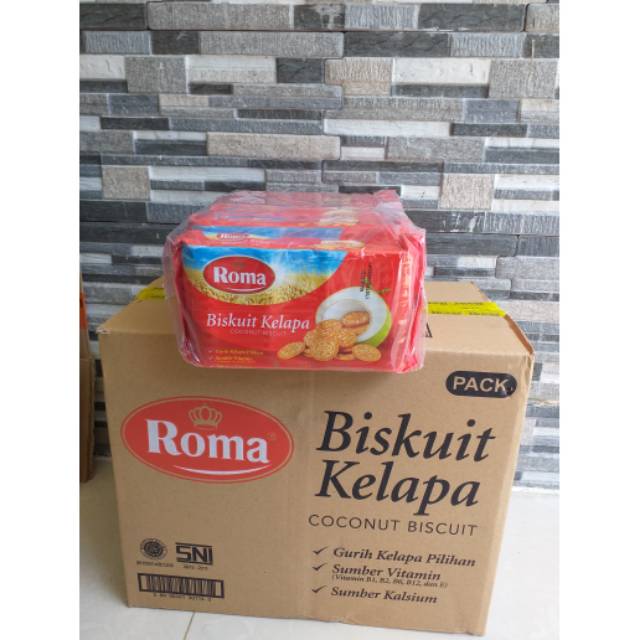 Jual Biskuit Roma Kelapa 1 Dus | Shopee Indonesia