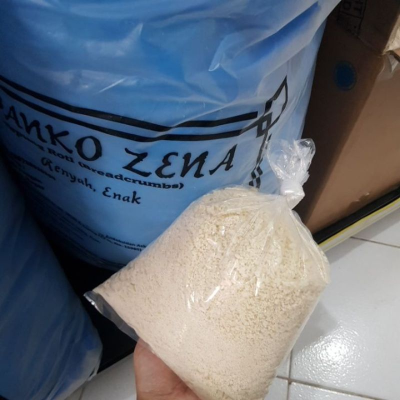 Jual panko zena tepung roti putih repack 500gr | Shopee Indonesia