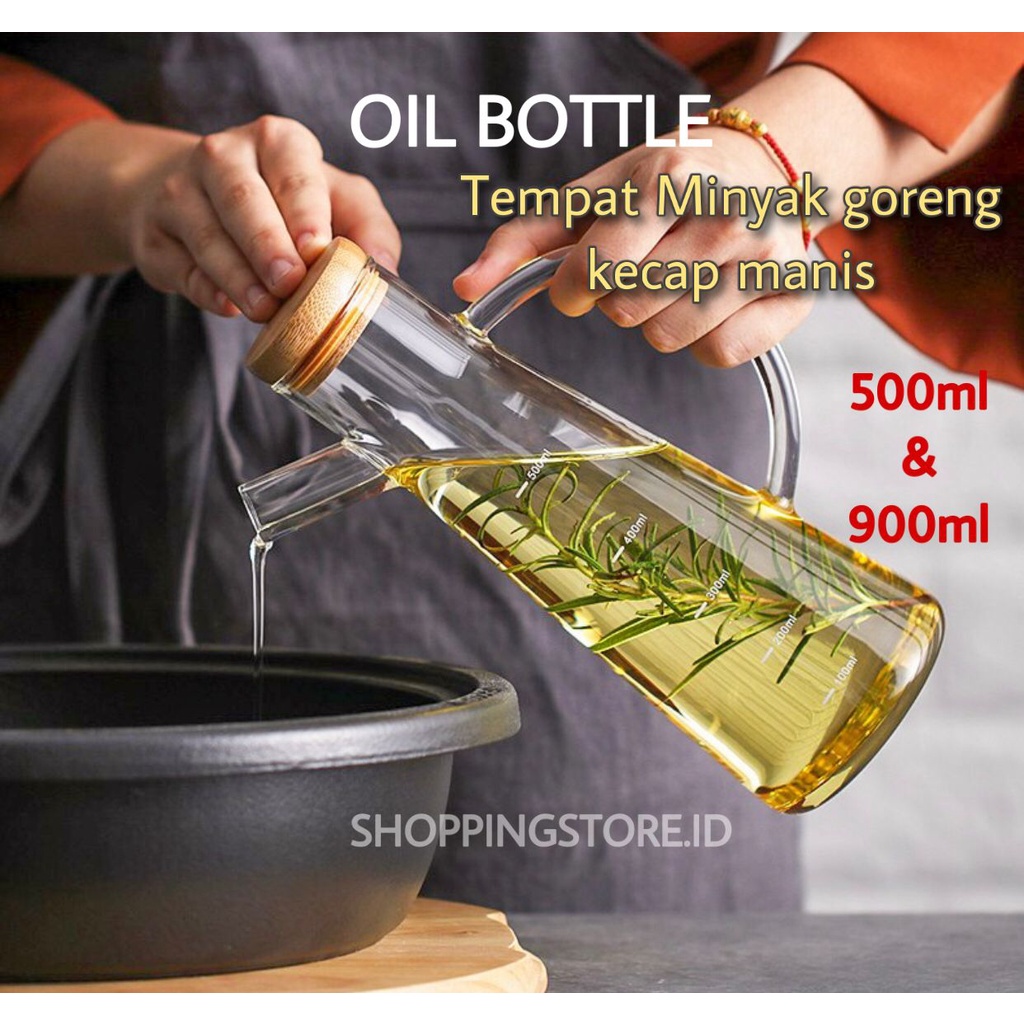 Jual Orion Oil Bottle 900 ml 1000 ml / Botol Kaca Minyak goreng / botol ...