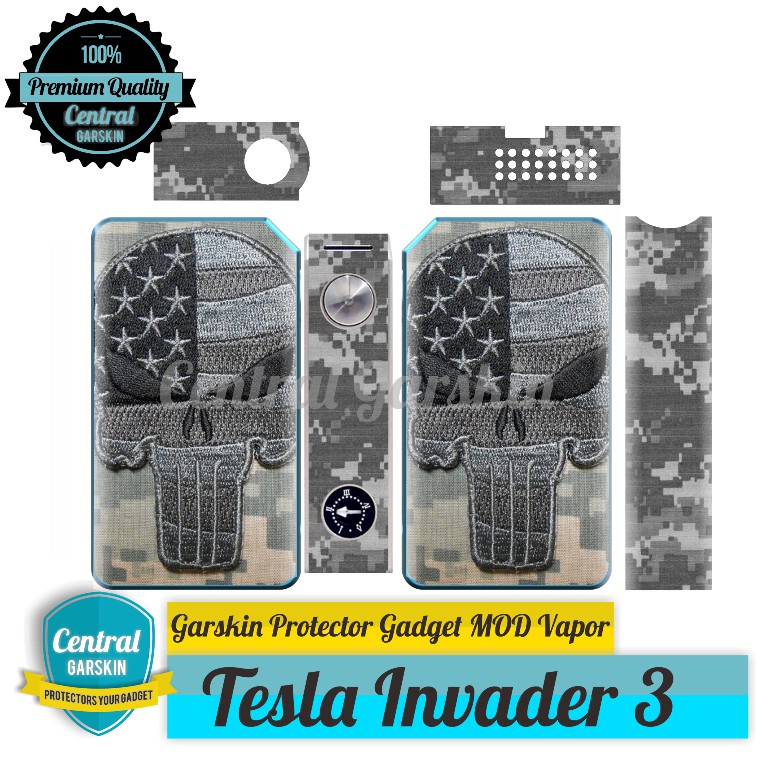 Jual Garskin Tesla Invader 3 Tentara Skul (Bisa COD) | Shopee Indonesia