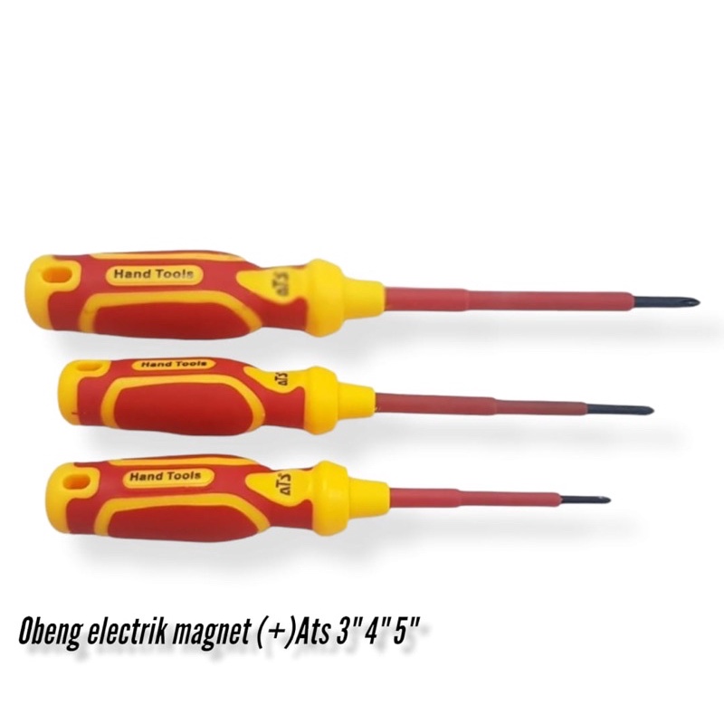 Jual Obeng electrik plus magnet Ats electrician screwdriver | Shopee ...
