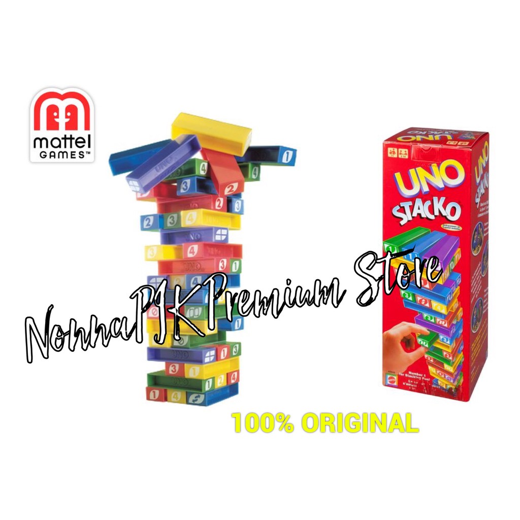 Jual UNO Stacko - Original by Mattel Games | Shopee Indonesia