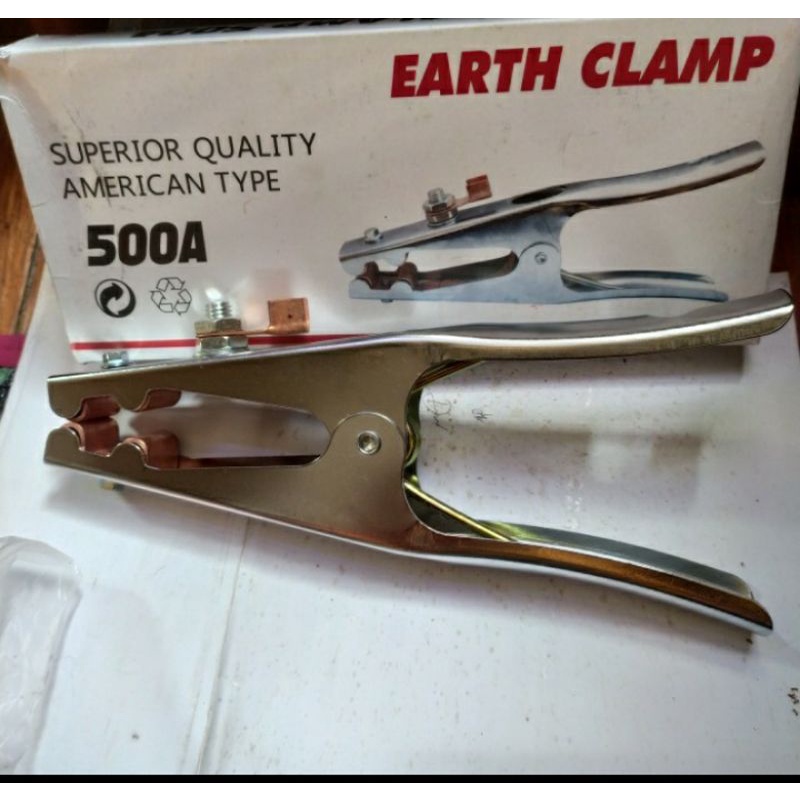 Jual jepitan kabel tang masa las 500 A earth clamp 500 amper | Shopee ...