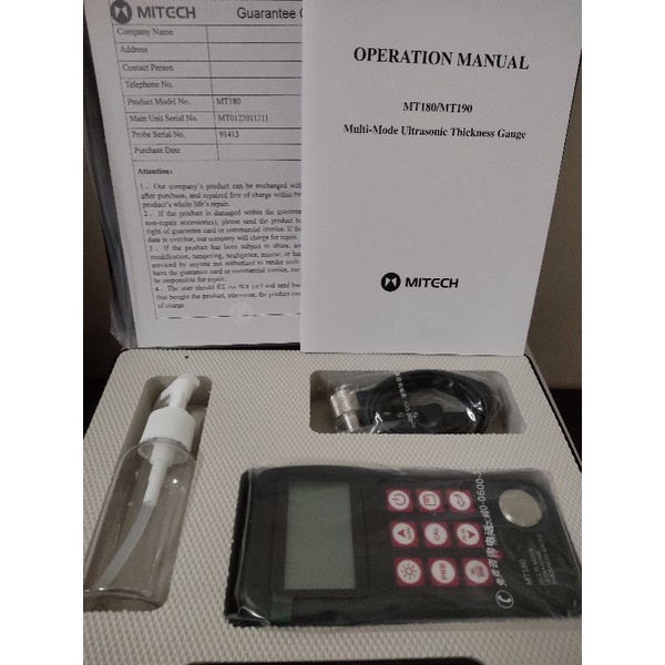Jual MITECH MT180 MULTI-MODE ULTRASONIC THICKNESS GAUGE | Shopee Indonesia