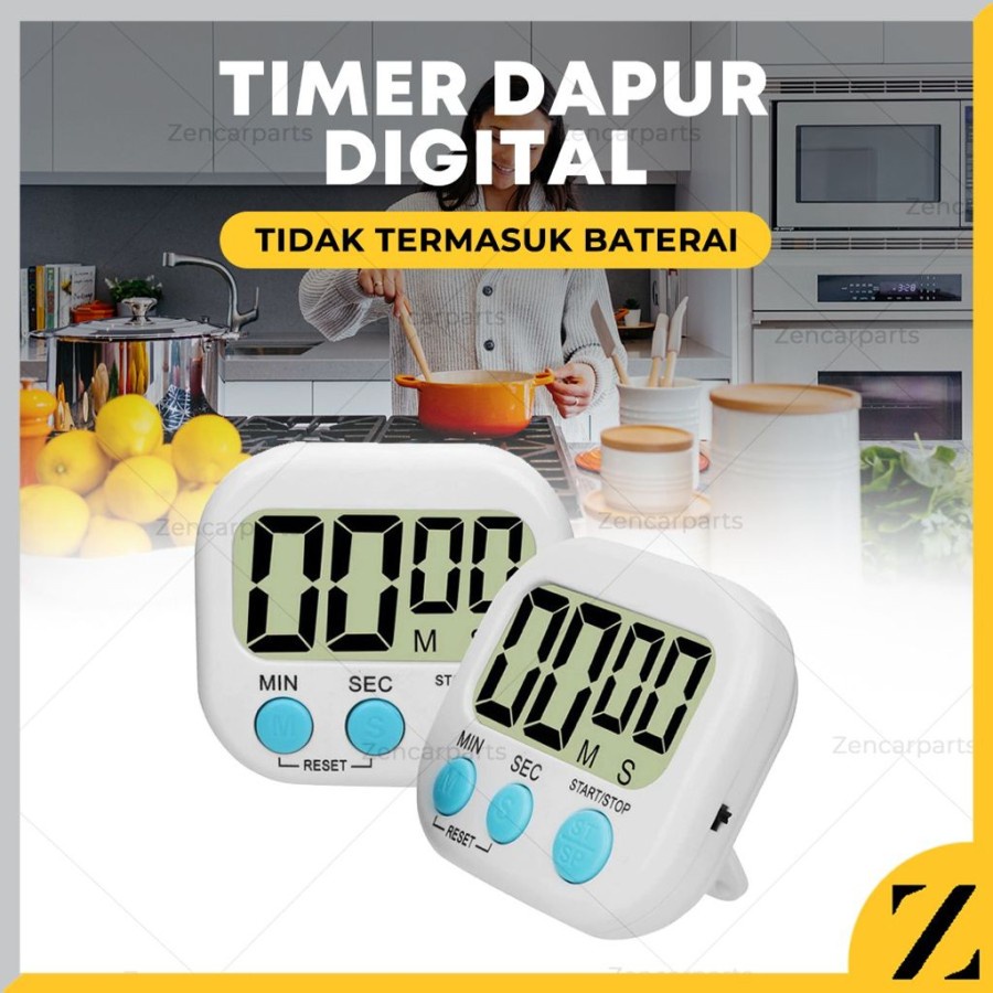Jual Timer Digital Kitchen Cooking Count Down Clock Loud Alarm Magnet Jam Dapur Masak Kue Oven ...