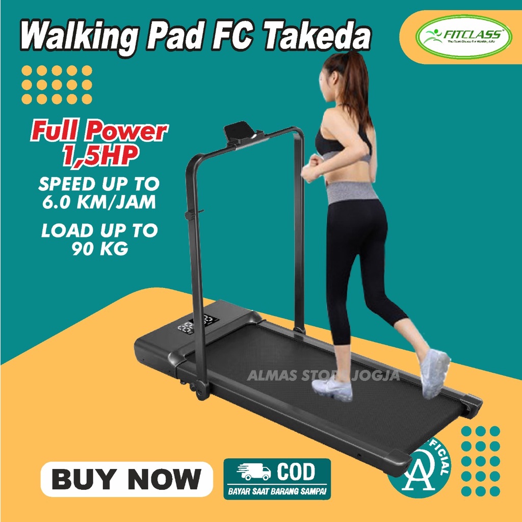 Jual Alat Gym Alat Fitness Olahraga Walking Pad Treadmil Treadmill ...