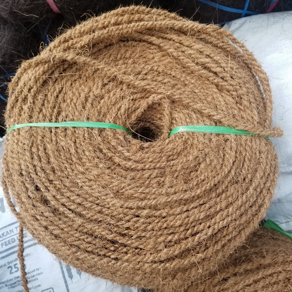 Jual Tali Goni - Tambang - Rami tebal 5mm 2 ply - METERAN | Shopee ...
