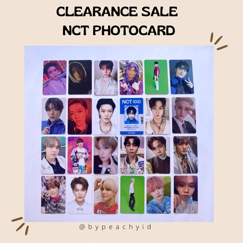 Jual NCT Photocard Taeil Johnny Taeyong Yuta Doyoung Jaehyun Jungwoo ...