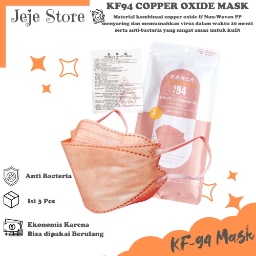 Jual KF94 COPPER OXIDE MASK / Masker copper KF94 | Shopee Indonesia