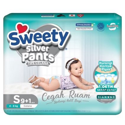 Jual Sweety Silver Pants M8+1, S9+1 | Shopee Indonesia