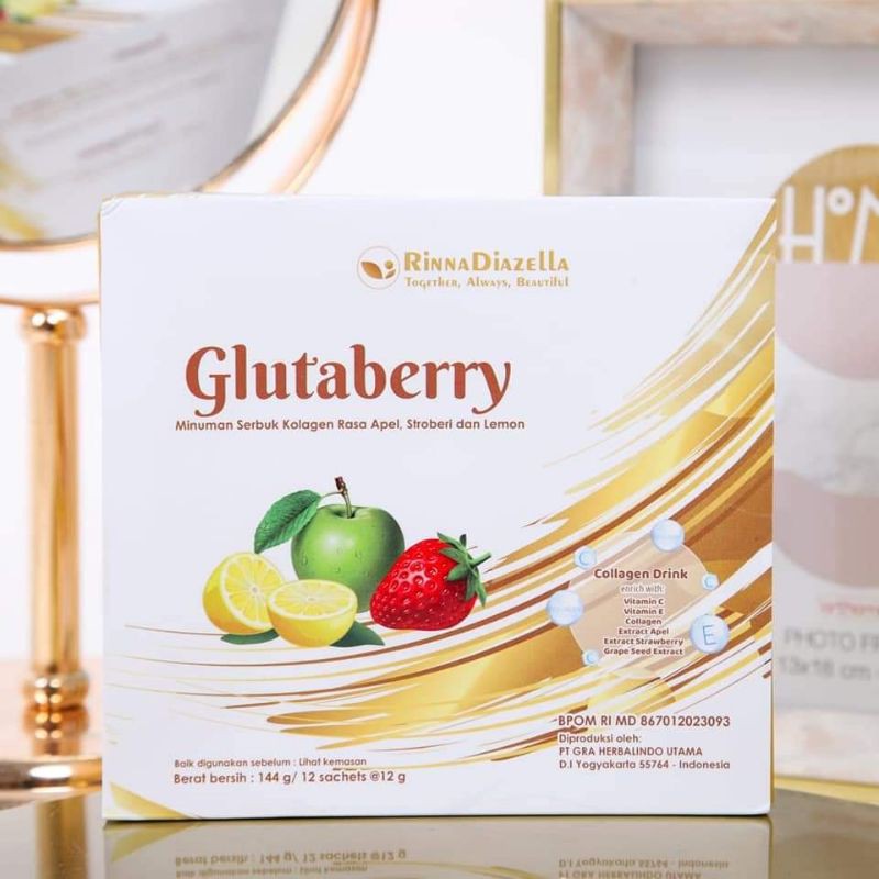Jual glutaberry rinna diazella isi 1 box 12 pcs | Shopee Indonesia