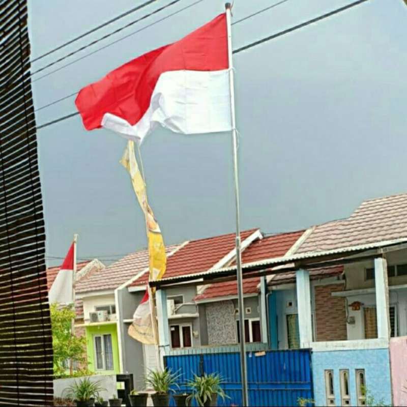 Jual Tiang 3m + Bendera Merah Putih 80x120cm | Shopee Indonesia