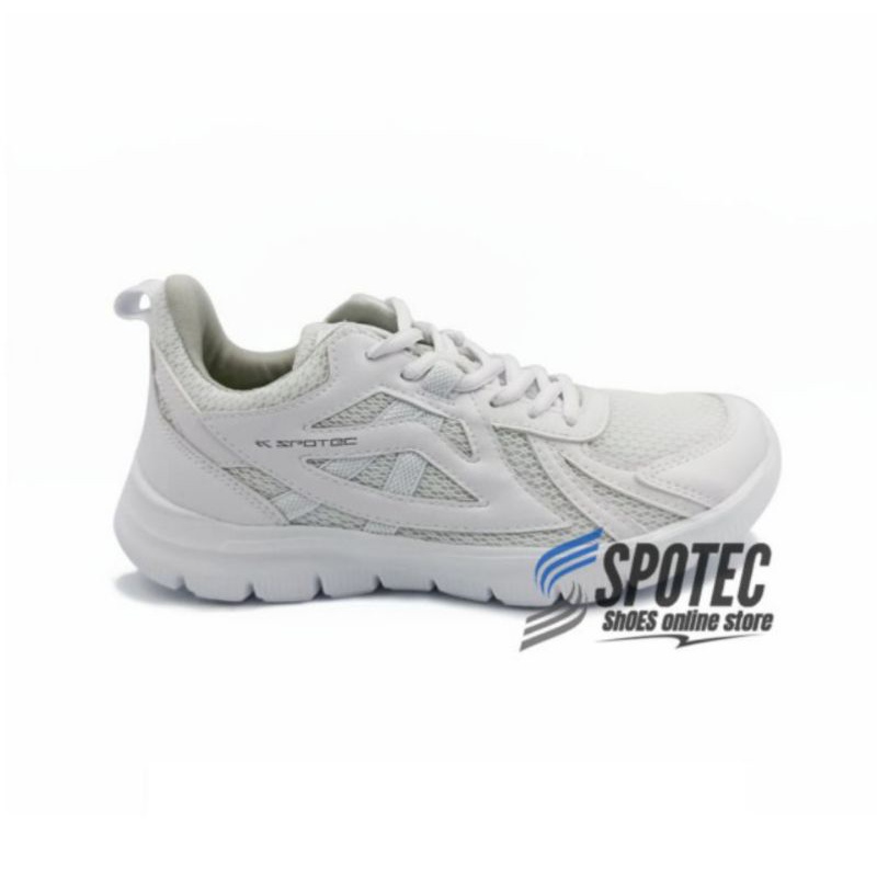 Jual SPOTEC Running Spotec Arcane Putih - Putih | Shopee Indonesia