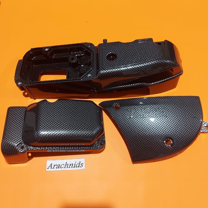 Jual Cover CVT Mio Sporty Smile Carbon Hitam Karbon | Shopee Indonesia