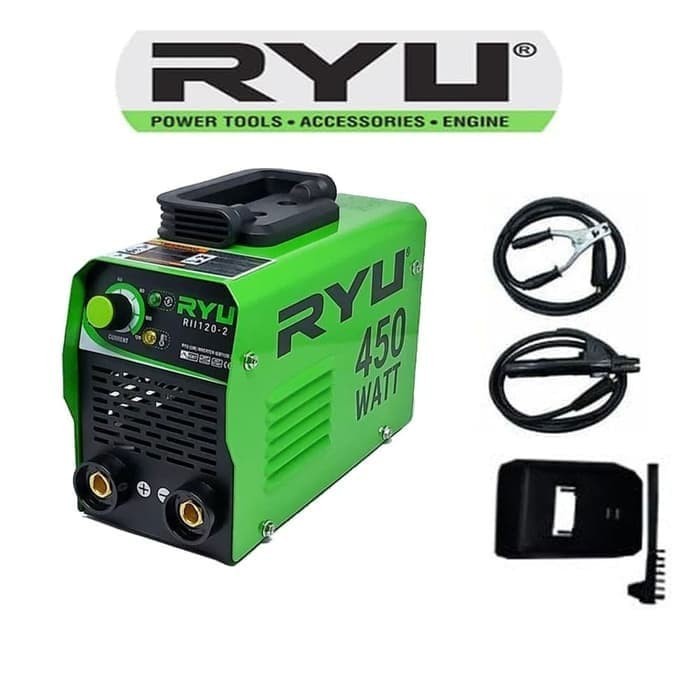Jual Mesin Las RYU Inverter MMA 120 IGBT 450 watt / Mesin las / Mesin trafo las / welding ...
