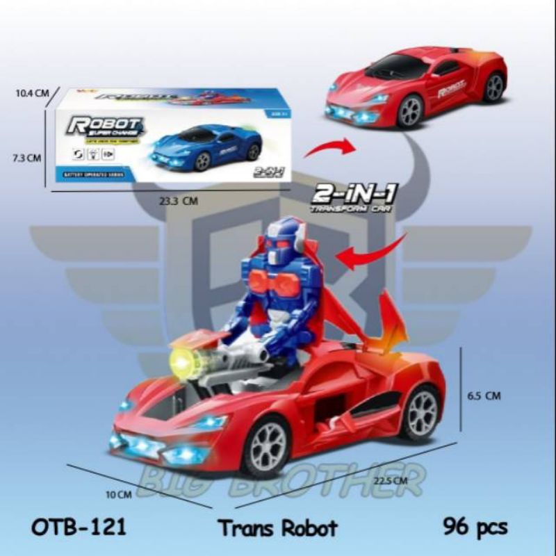 Jual Mobil Robot Transformer Mainan Anak Mobilan BIGBROTHER | Shopee ...