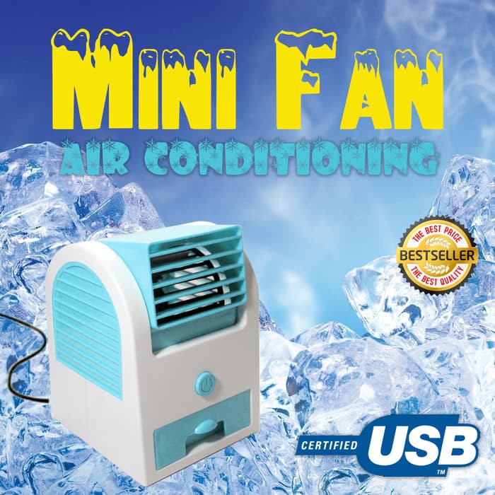 Jual Ac Duduk Single Ac Mini Fan Portable Blower Kipas Usb | Shopee ...