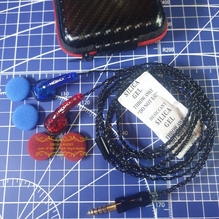 Jual Nicehck RnB Candy transparan red blue merah biru Recable jack ...