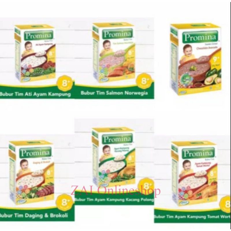 Jual Promina Bubur Tim 8 bulan keatas 100gr Bubur Bayi Makanan Bayi ...