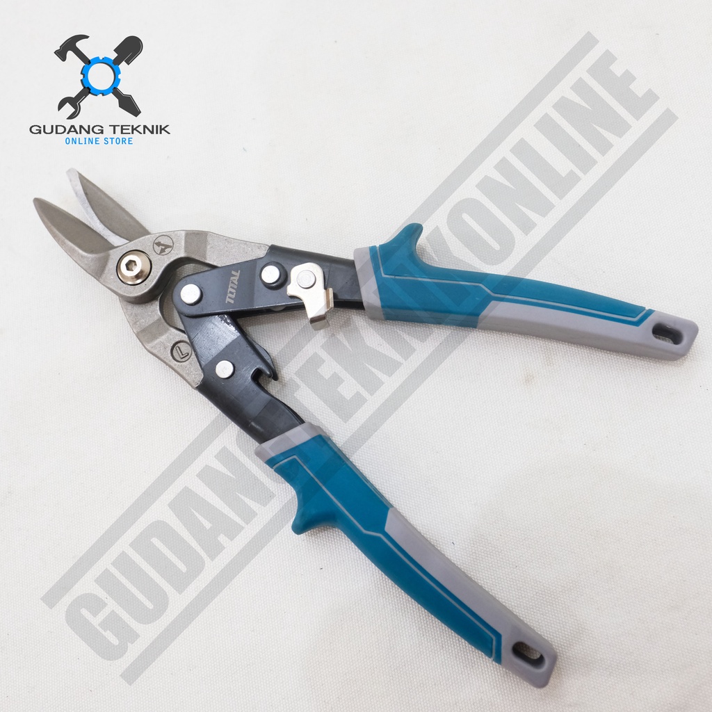 Jual Gunting Seng Bengkok TOTAL THTJ531106 / Aviation Snip Left TOTAL ...