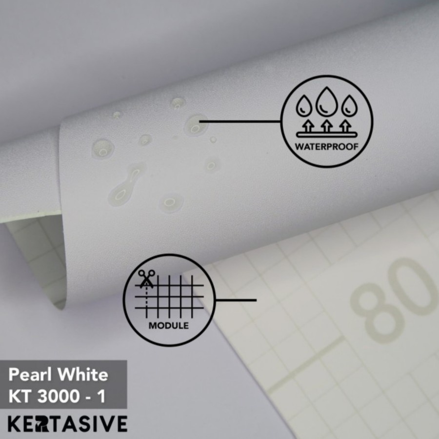 Jual Sticker Lem Pvc PUTIH Stiker Decosheet Decosit Pelapis Furniture ...
