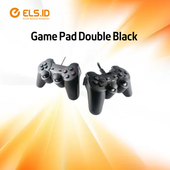 Jual Game Pad Double Black (3bl) | Shopee Indonesia
