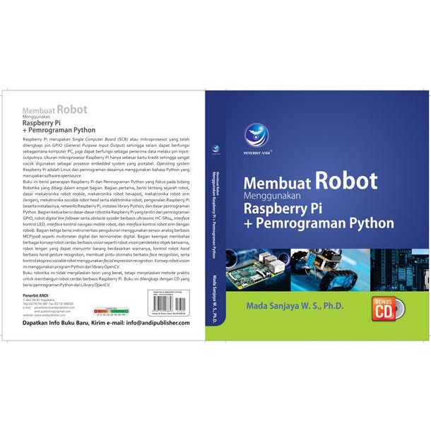 Jual Membuat Robot Menggunakan Raspberry Pi + Pemrograman Python+CD | Shopee Indonesia