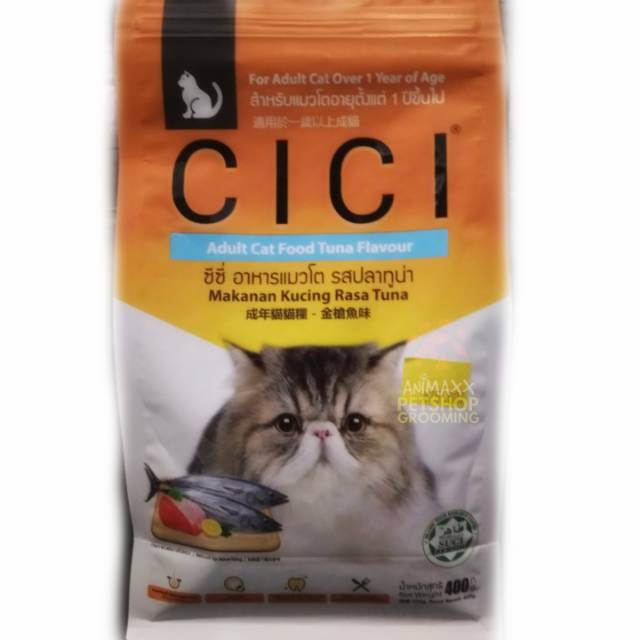 Jual Makanan Kucing - HALAL - CICI Pet Food - Tuna - 400g | Shopee ...