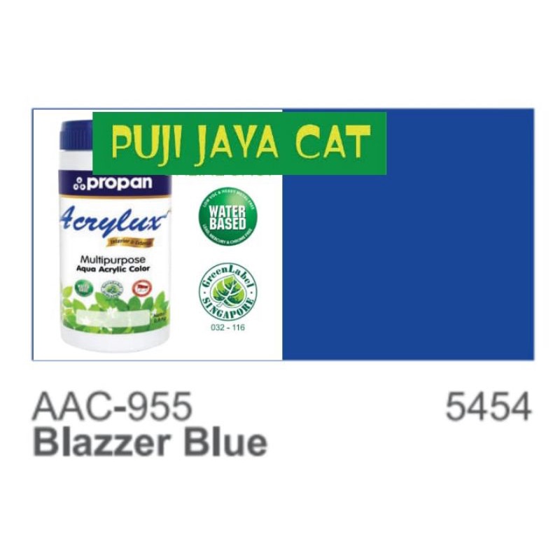 Jual ACRYLUX AAC-955 BLAZZER BLUE 5454 CAT PROPAN AQUA ACRYLIC COLOR ...