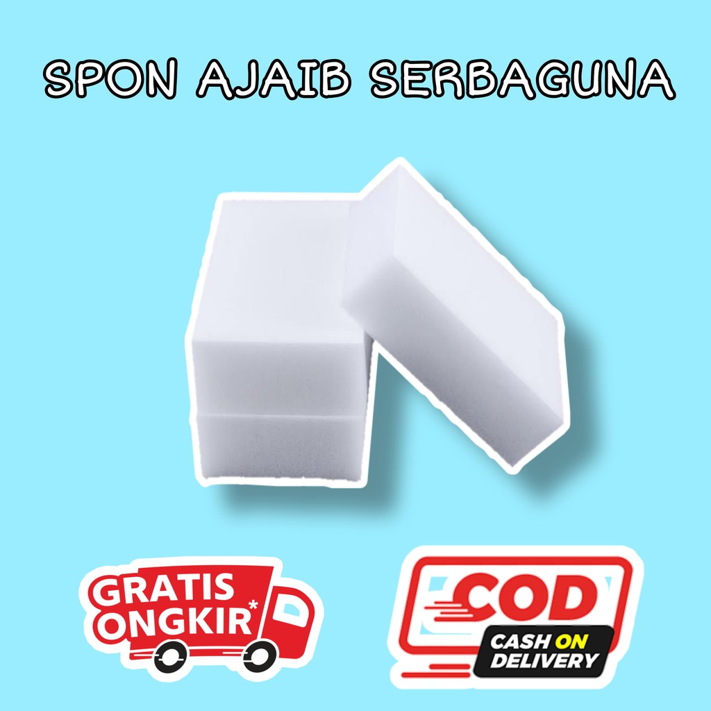 Jual [COD] Spons Ajaib / spon serbaguna / Busa Ajaib / Spons Nano ...