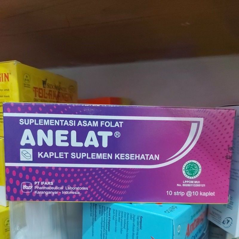 Jual Anelat Asam Folat 1000 mcg Box 100 Tablet | Shopee Indonesia