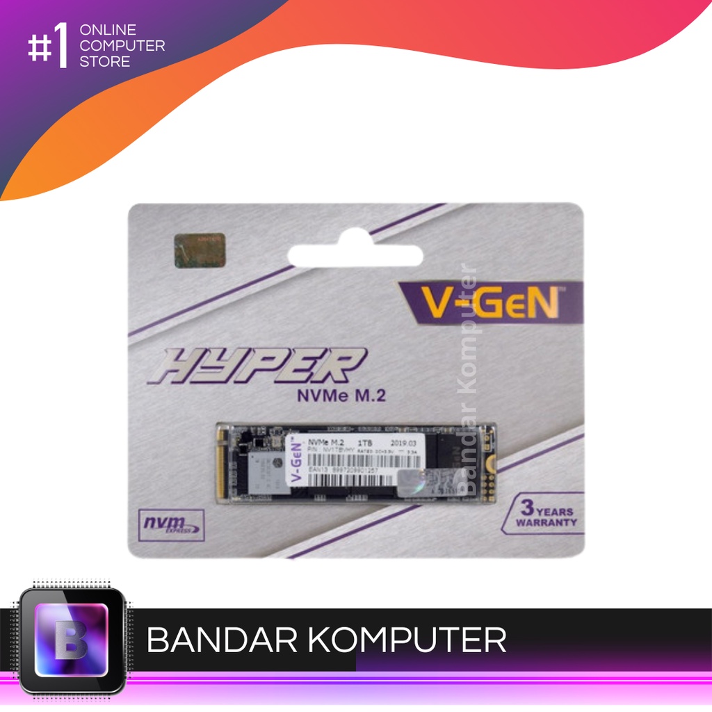 Jual V-Gen SSD Hyper M.2 Pcie Gen3 Nvme 2280 1TB - VGen M2 1 TB (3X4) | Shopee Indonesia