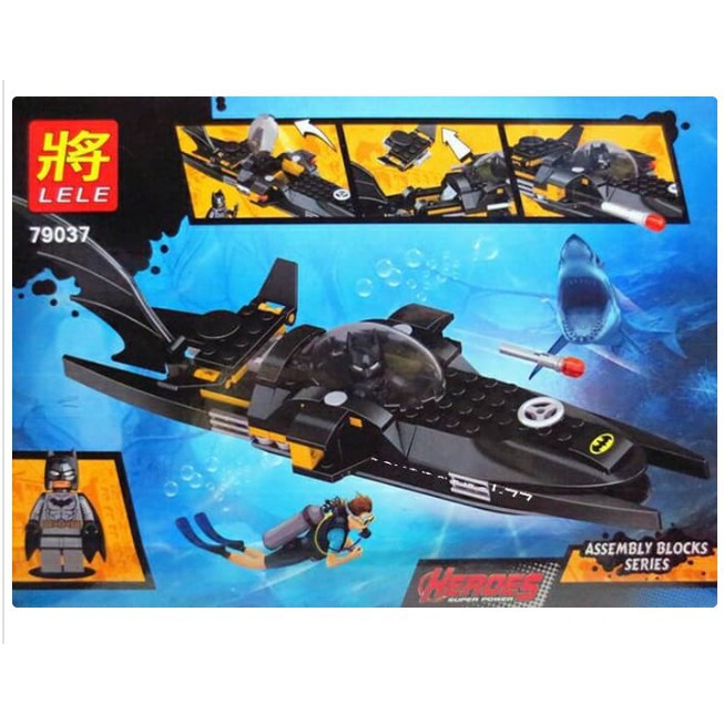 Jual Bricks Blocks Batman Submarine Heroes Gathering / Kapal Selam ...