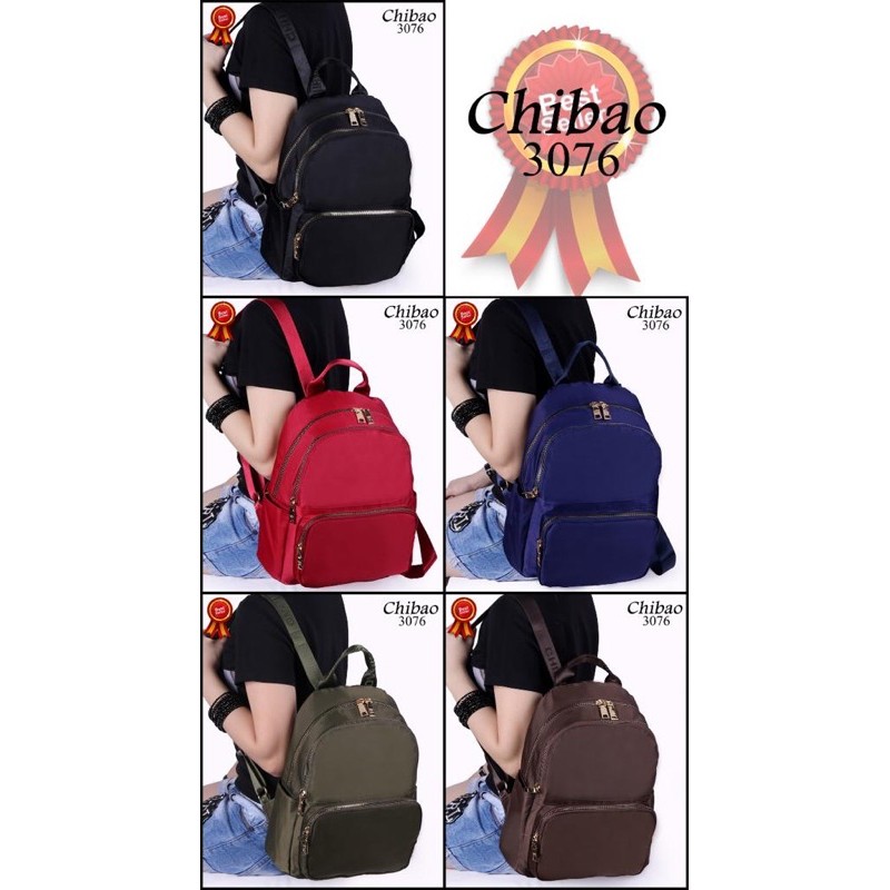 Jual TAS Fashion CHIBAO Quilted Backpack Multi Fungtion Parasut import ...