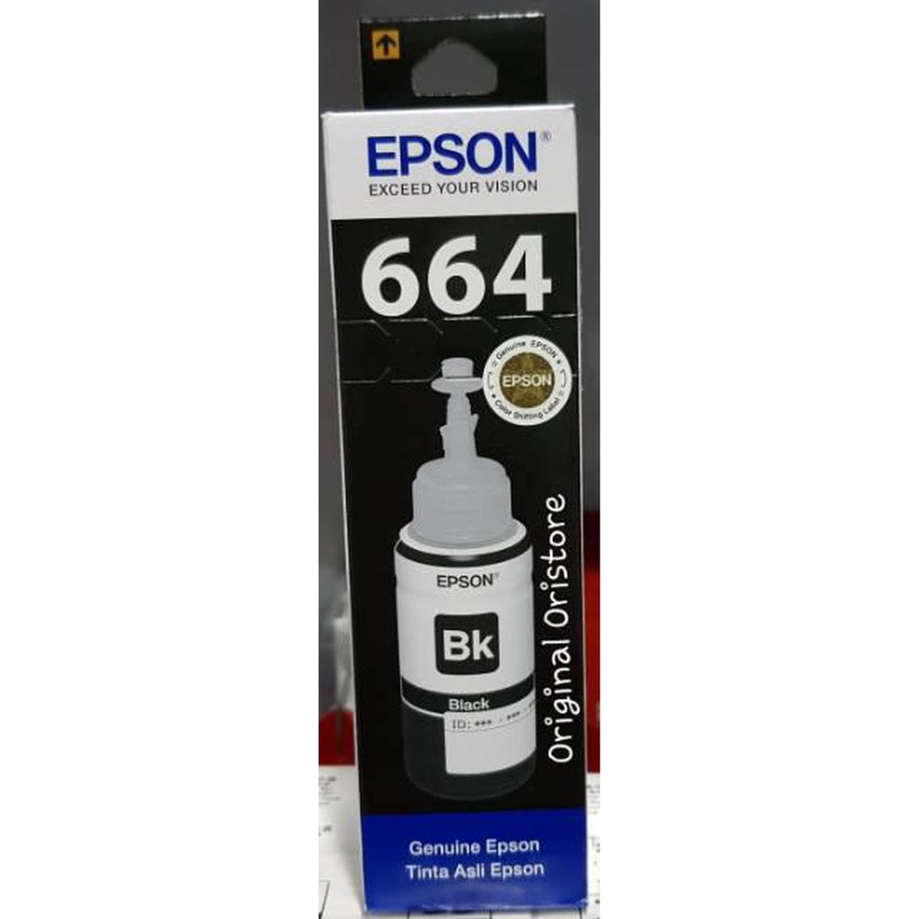 Jual EPSON 664 - TINTA BOTOL ORIGINAL EPSON 70ML UNTUK EPSON L SERIES L100 | Shopee Indonesia