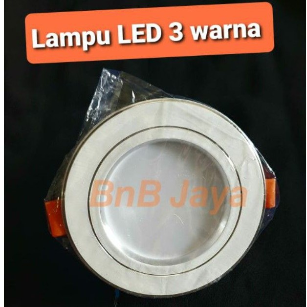 Jual Lampu LED Downlight / Tanam Plafond 3 Warna 5 watt | Shopee Indonesia