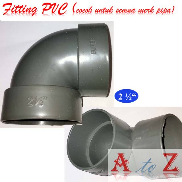 Jual Keni 2 1/2 in/knee 2,5 in/fitting/elbow 2 1/2 inch/knie pvc 2,5 ...